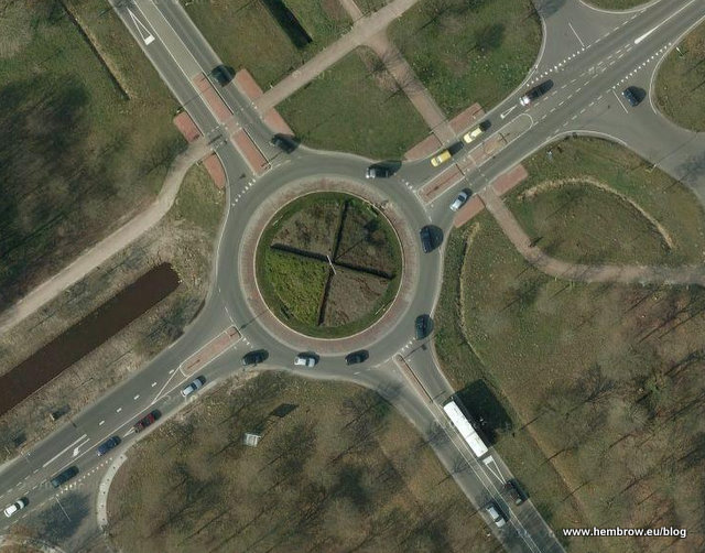 A view from the cycle path: Every Roundabout in Assen. Variations of ...