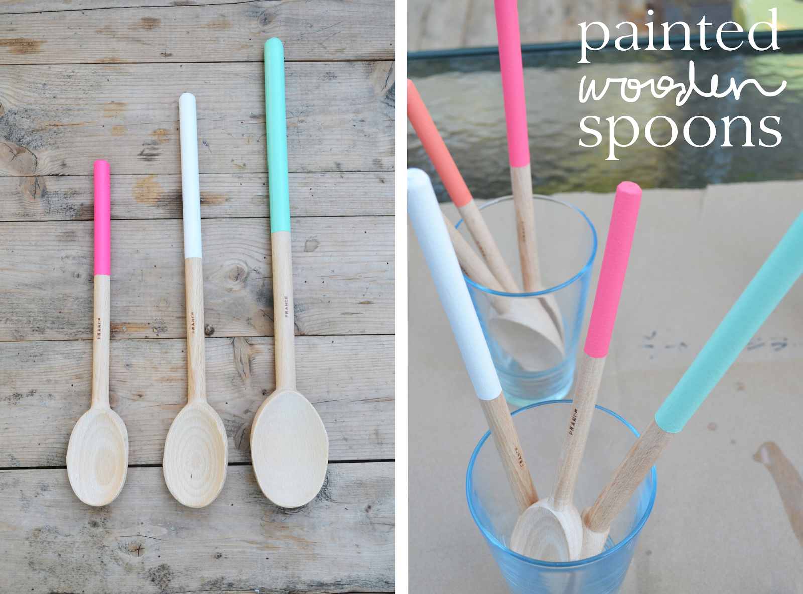 Paper Umbrella Blog: Painted Wooden Spoons DIY