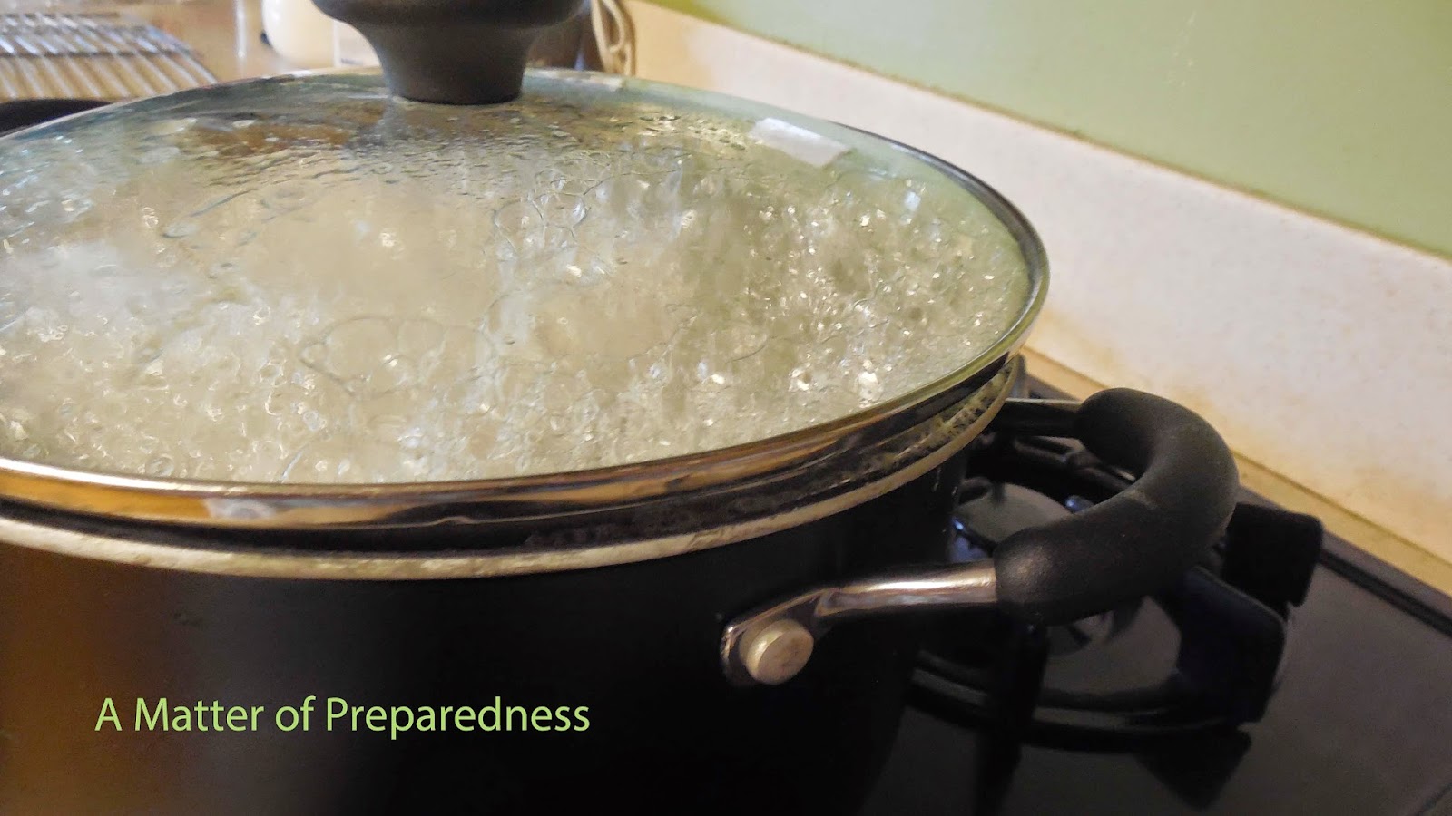 A matter of preparedness: A Watched Pot......
