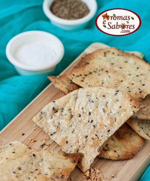 Aromas e Sabores: Receita de bolachas salgadas temperadas com especiarias