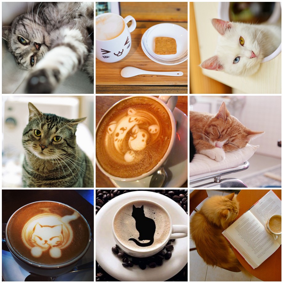 Mosaic Monday: Cat Cafe - The Sweet Tidings