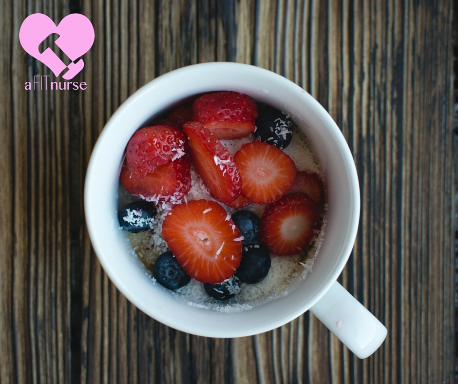 A Fit Nurse: Chai Oatmeal with Coconut & Berries