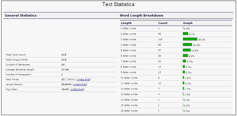 Textanalyse mit linguistischen Tools, Teil 3 – Web2-Unterricht