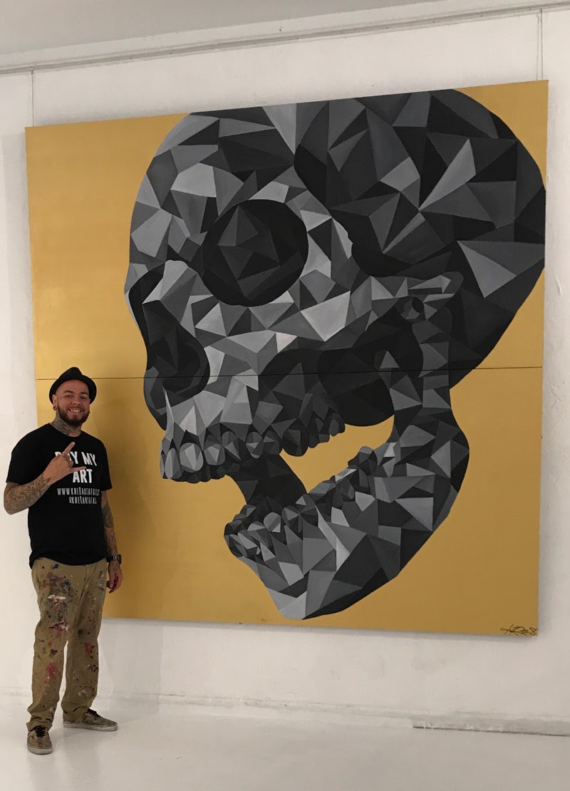 Artospective: Faceless Paintings by Kevin Vigil.