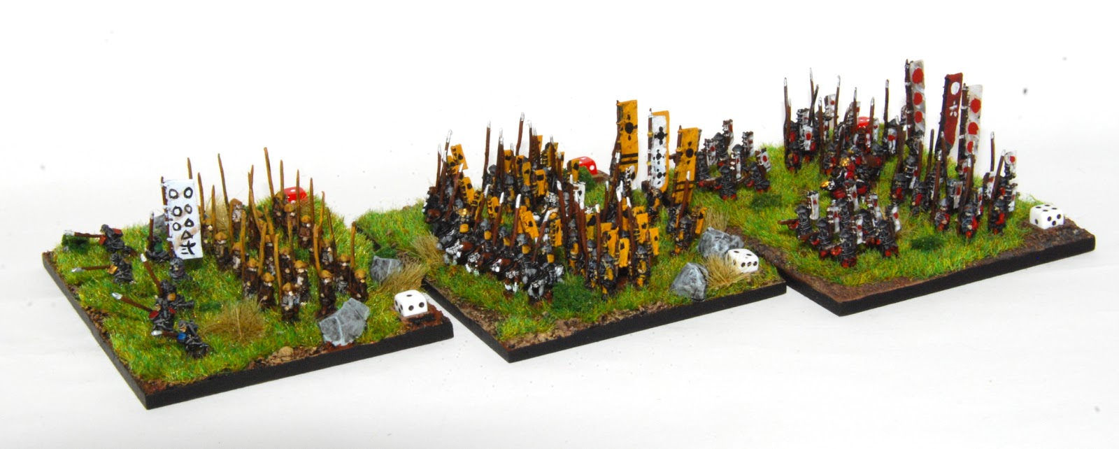 Lord Ashram's House of War: All the finished 6mm samurai, so far...