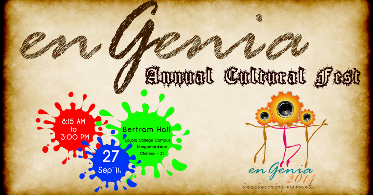 College Cultural Fest Invitation Template | Anselm and Anselm