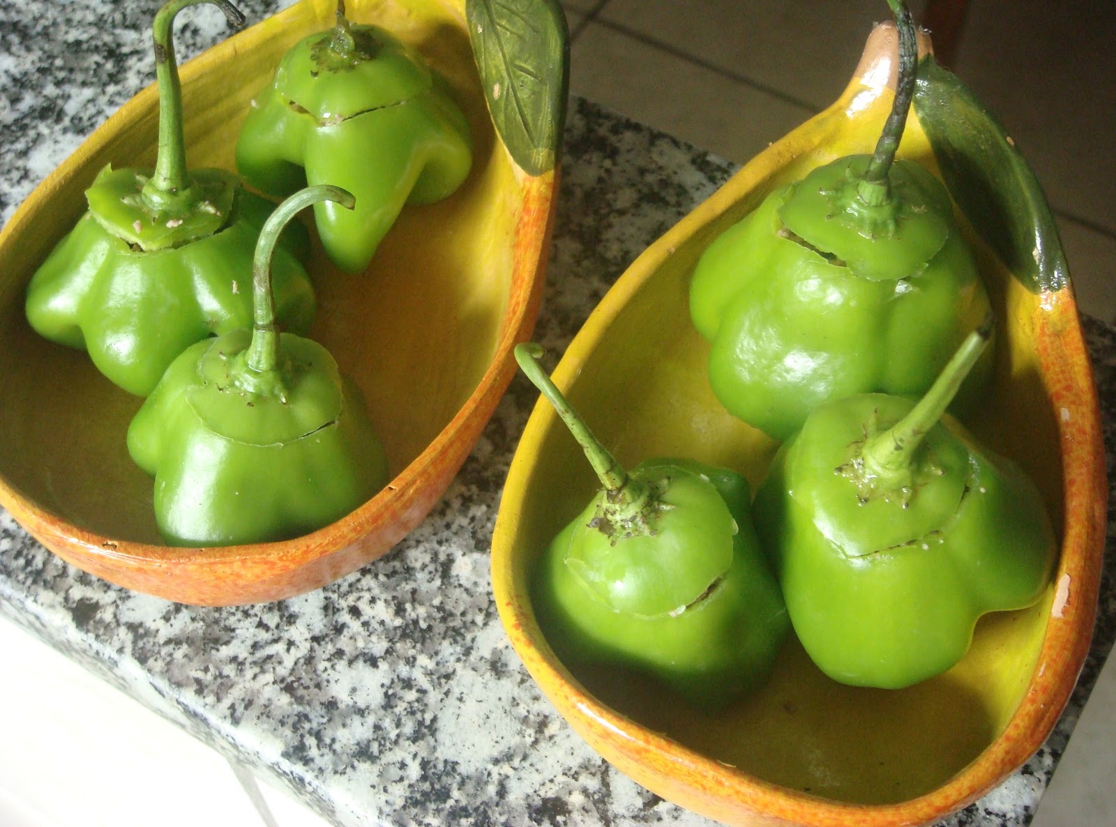 Receitinhas da Tere: Pimenta Cambuci Recheada