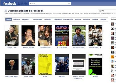 Argentina Facebook: Nueva Funcion: Descubre Paginas de Facebook