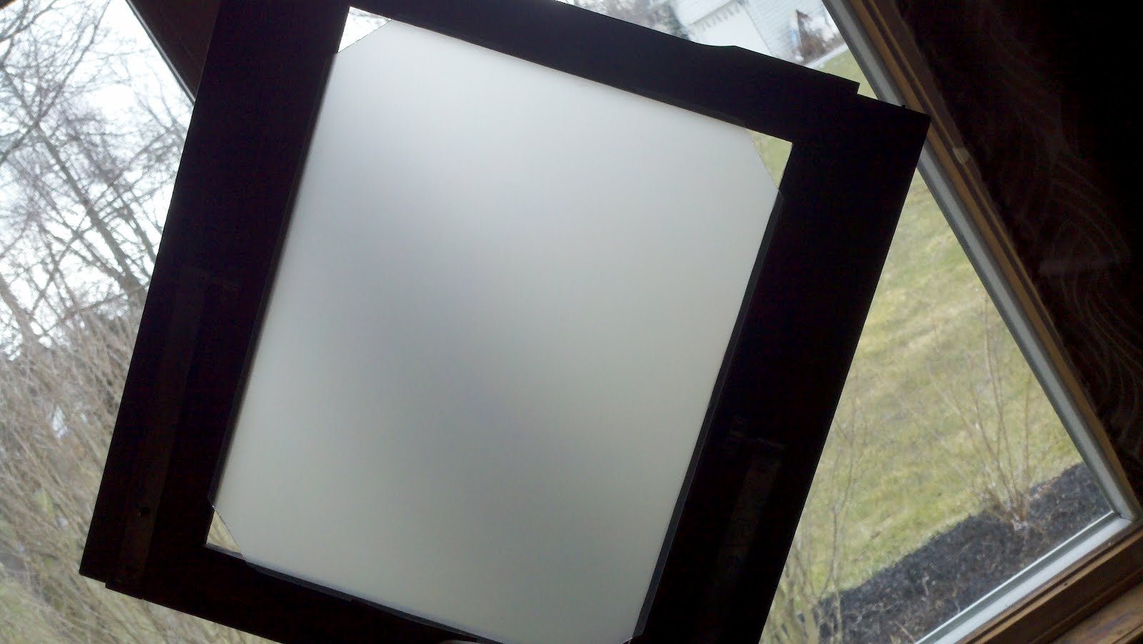 One Man's Photographic Journal: Do It Yourself Ground Glass