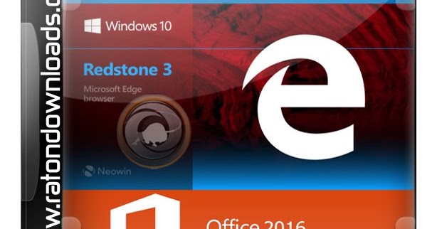 Windows 10 Pro Redstone 3 + Office 2016 Outubro 2017 - Raton