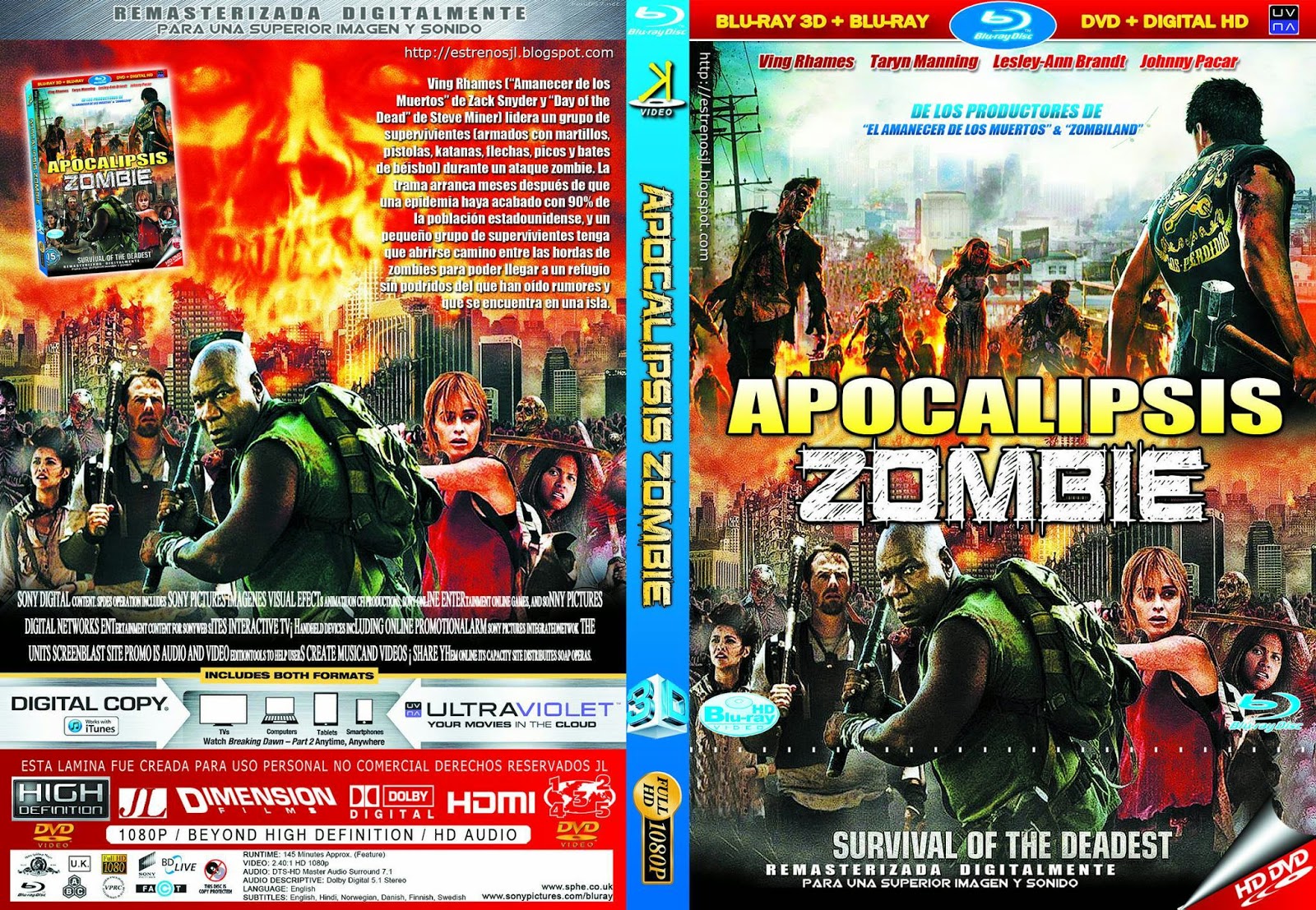 Cover: Apocalisis zombie dvd