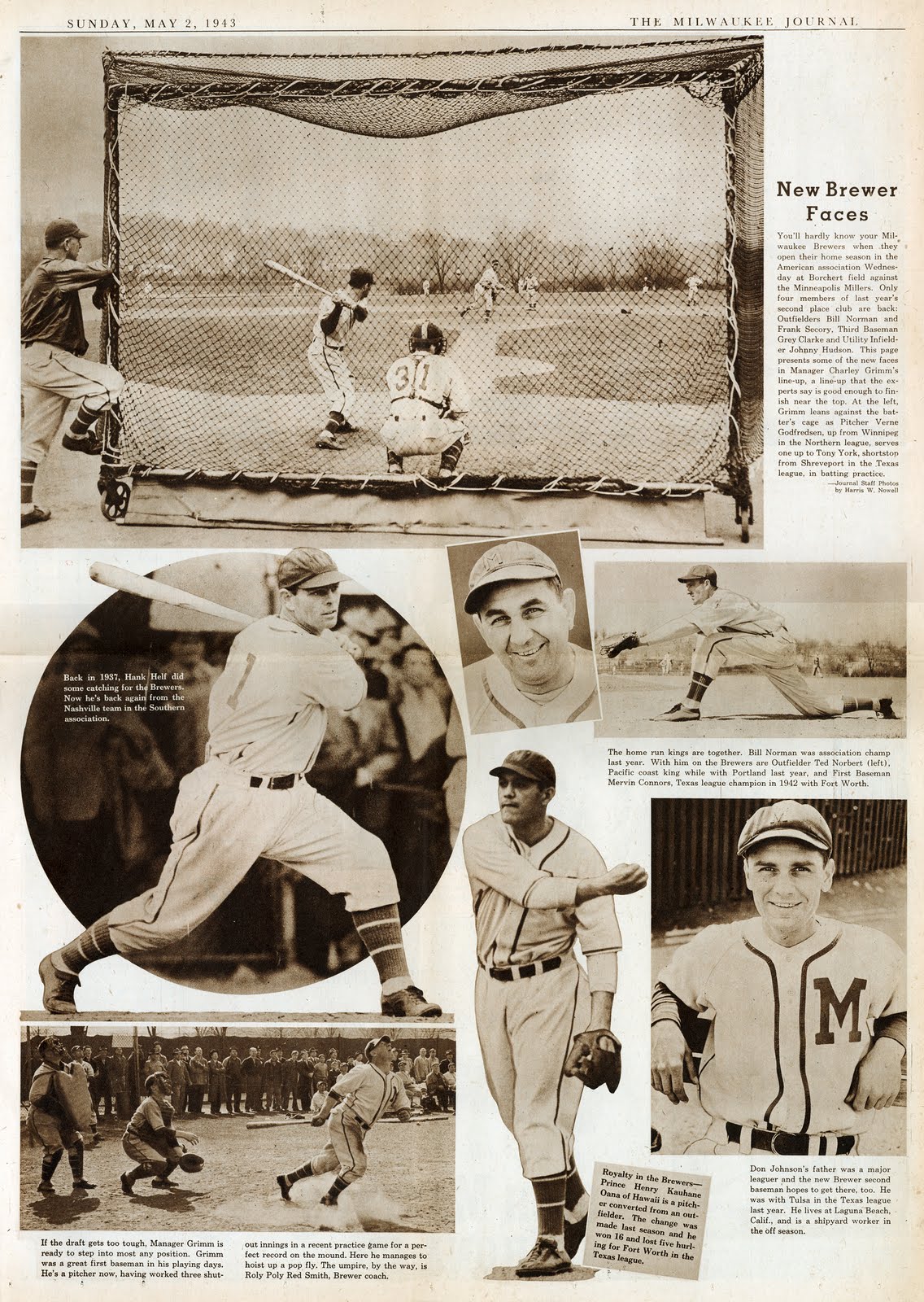 Borchert Field: New Brewer Faces for 1943