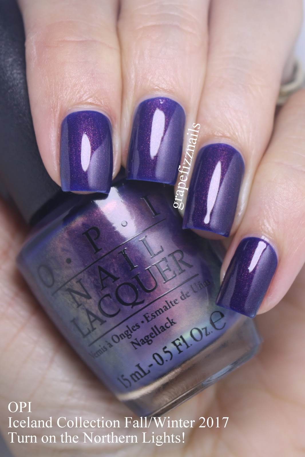 Grape Fizz Nails: OPI Iceland Collection Fall/Winter 2017