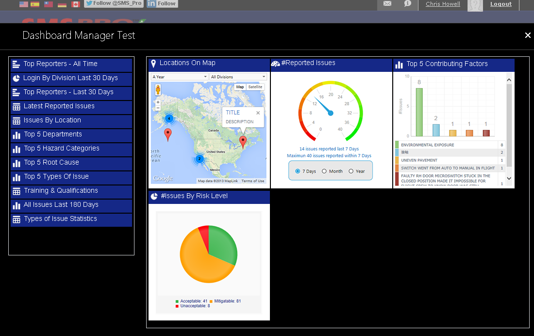 Aviation SMS Software Configurable Dashboard Features - Video ...