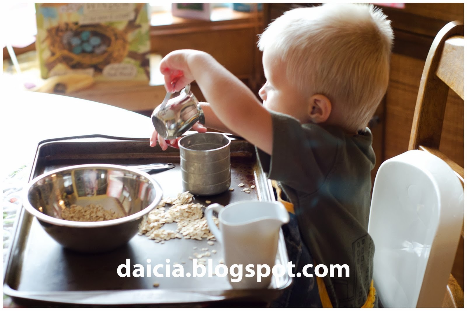 Teach Your Children Well: Oats Sensory Play