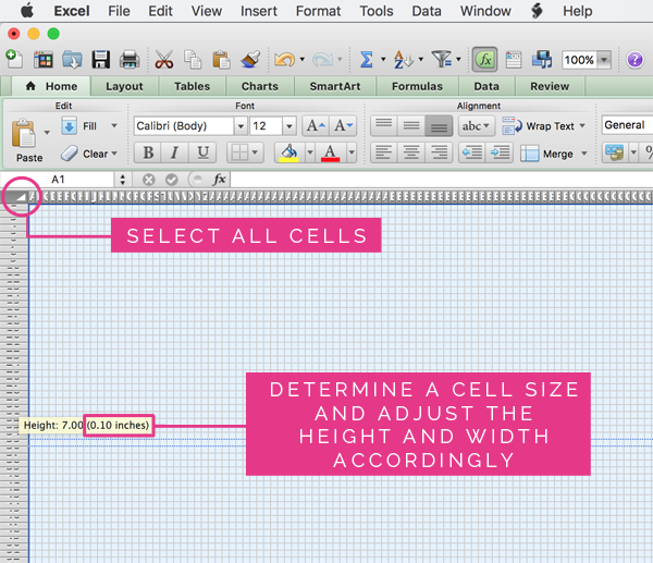IHeart Organizing: How To: Plan a Project Using Microsoft Excel