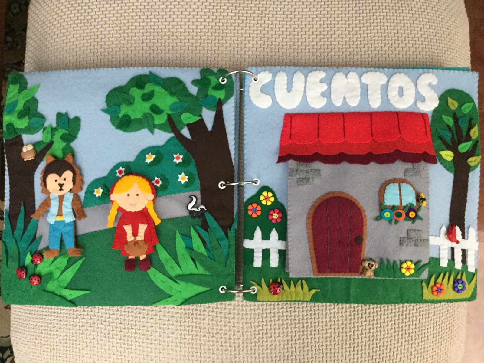 Agariguyi | Complementos de fieltro: CUENTOS QUIETBOOK FIELTRO HECHO A ...