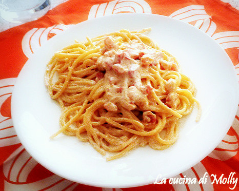 La cucina di Molly: SPAGHETTI AL PROSCIUTTO E BRANDY