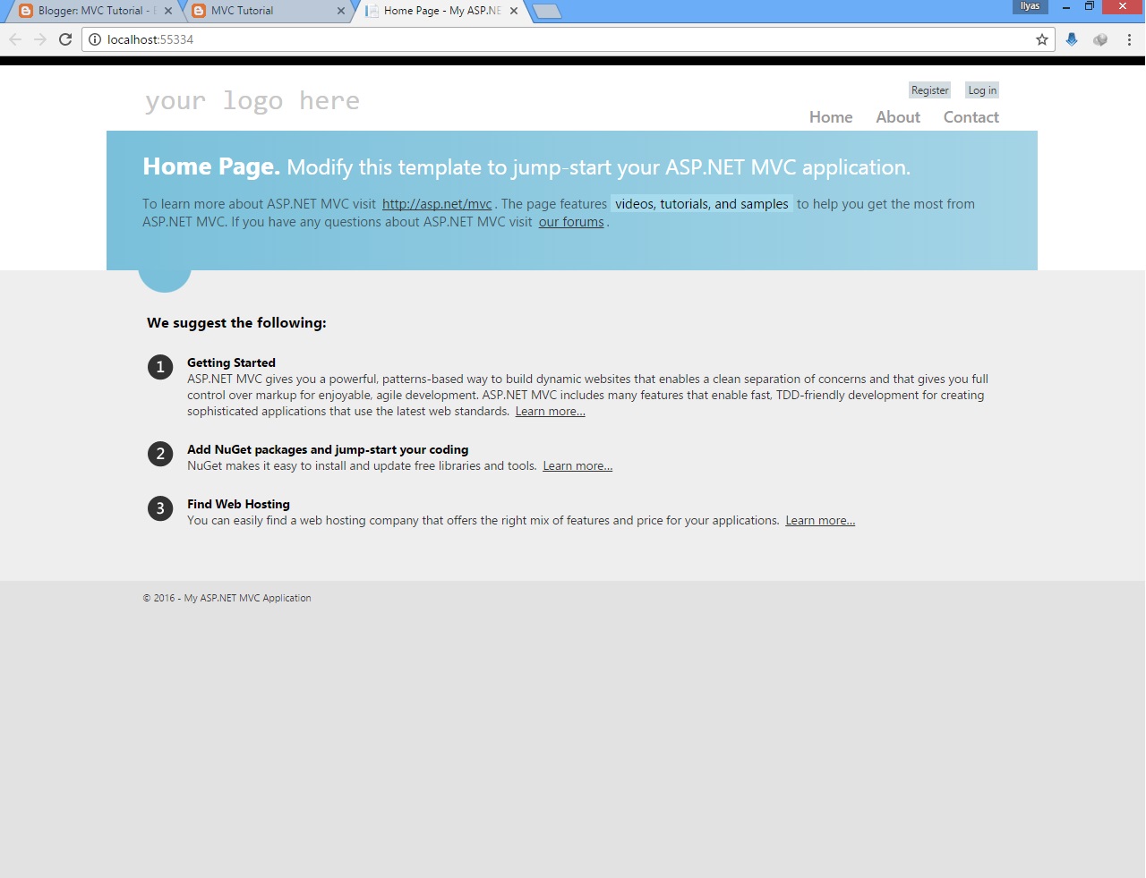DotNet Basic + Advance Tutorial: MVC Part 3