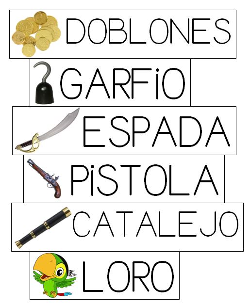 RECURSOS Y ACTIVIDADES PARA EDUCACIÓN INFANTIL: LOS PIRATAS