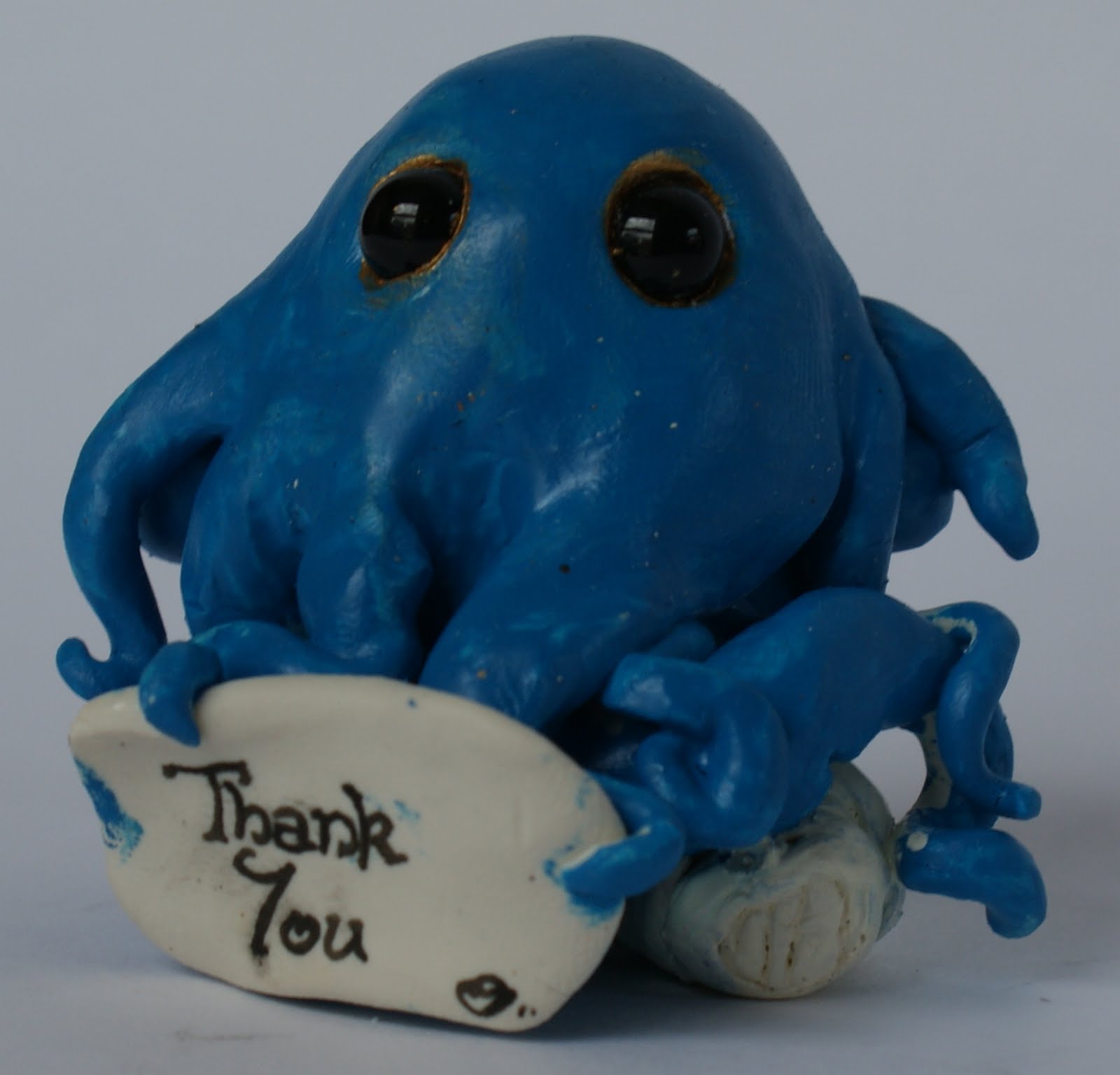 Steam Powered Fish: Little Thank You Notes - Part 2 - The Chibi Octopus