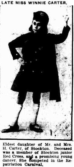 Henry CARTER ~ Stockton During World War One