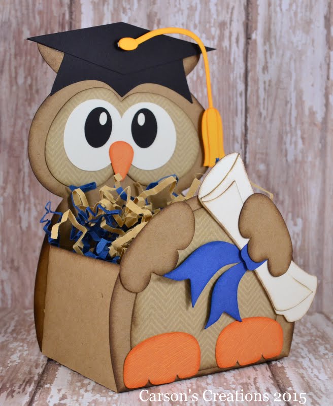 Carson's Creations: Happy Graduation, Owl