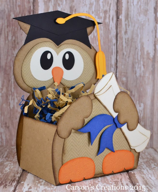 Carson's Creations: Happy Graduation, Owl