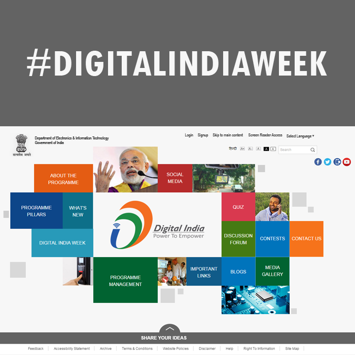 Wear The Change !ndia: Launch of Digital India Week by PM Narendra Modi
