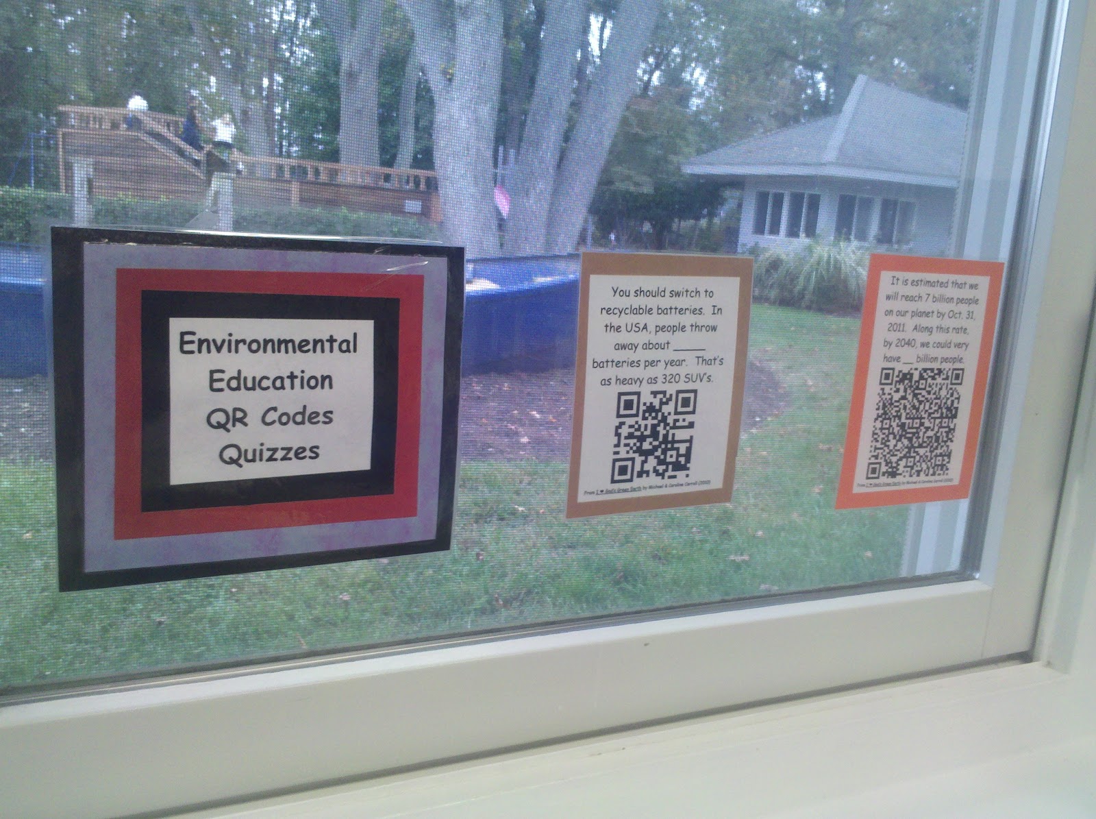 Green Team Gazette: Environmental Education QR Code Quizzes