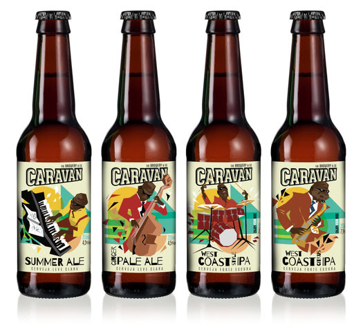 Blog Cerva na Caneca: Caravan Beer volta com novos rótulos e nova ...