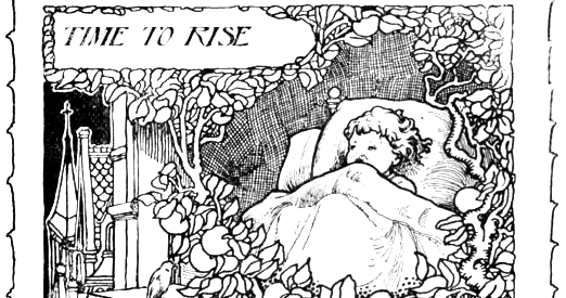 Crayon Palace: "Time To Rise" poem for coloring