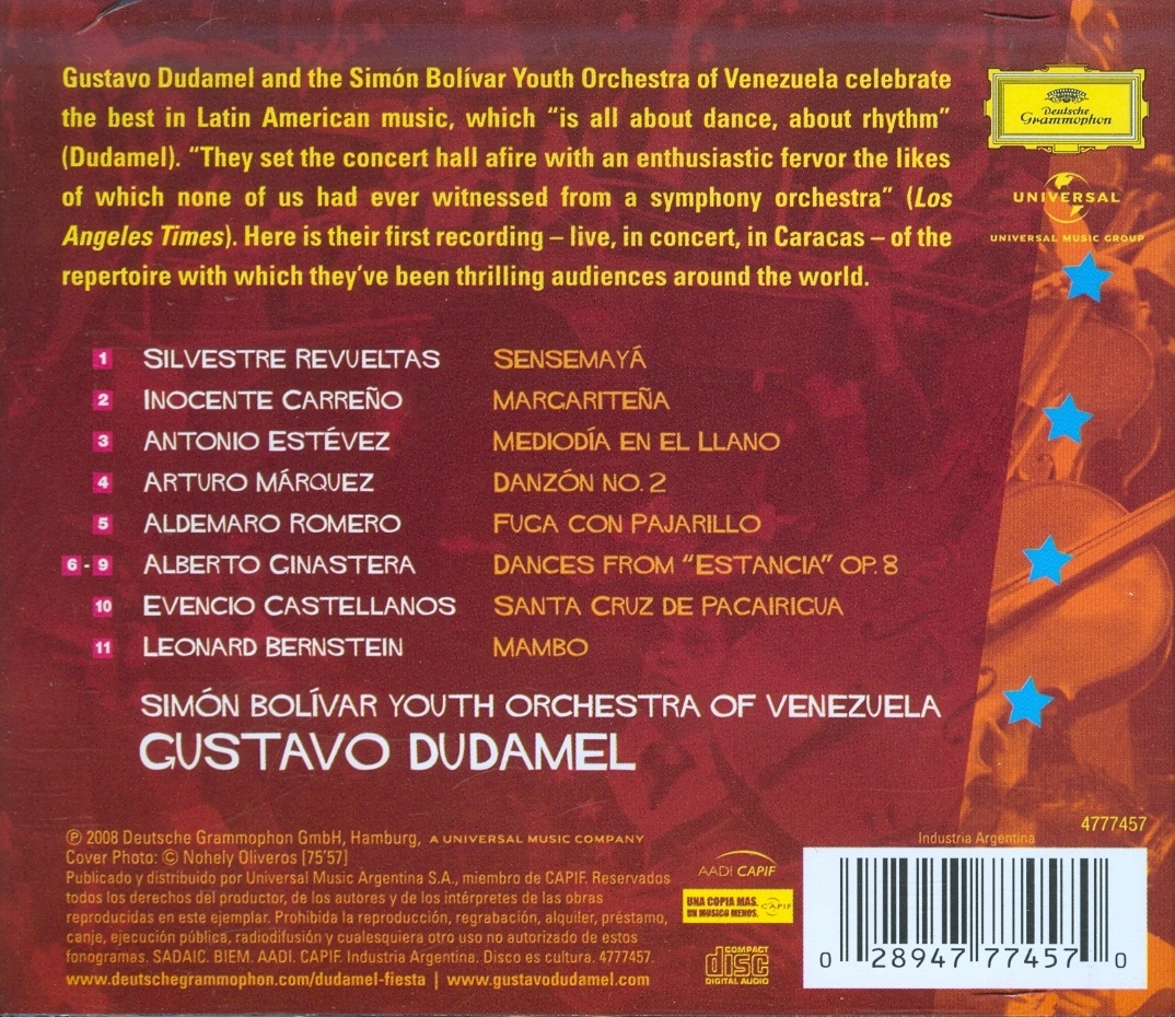 Sentidos: ¡Feliz Día de Santa Cecilia! Fiesta. Gustavo Dudamel. Joven ...