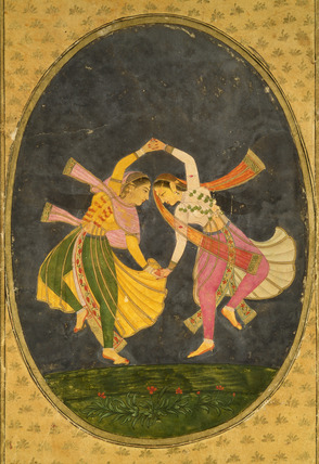Indian Miniature Paintings: Dancing
