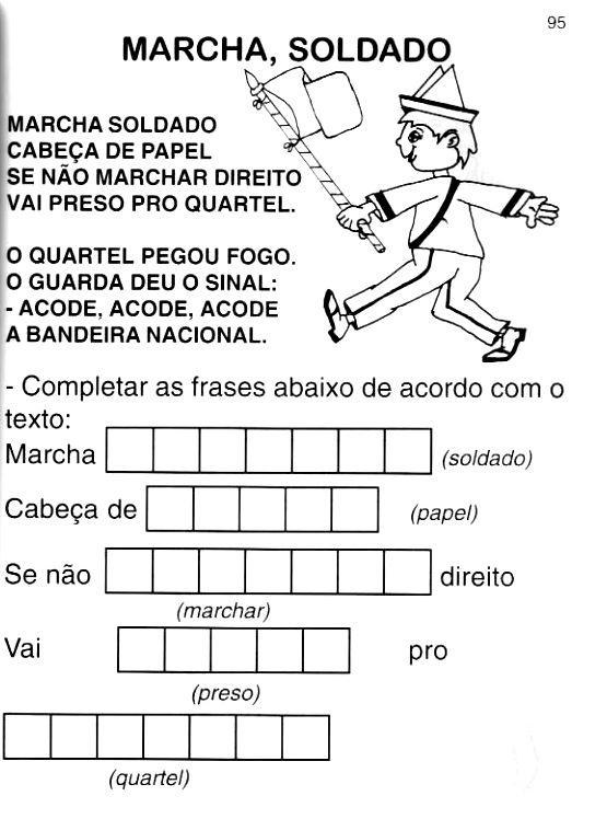 Música e Atividades - Marcha Soldado | Pra Gente Miúda