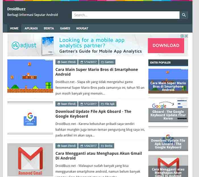 Contoh Artikel atau Postingan Valid AMP HTML