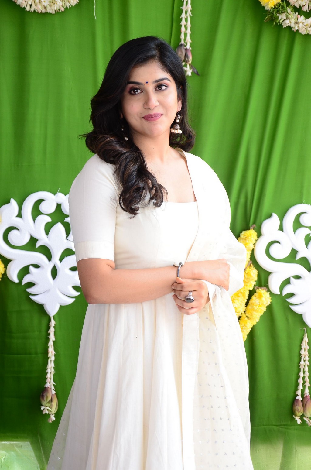 Manisha Raj at Panja Vaishnav Tej’s Debut Movie Launch - South Indian ...