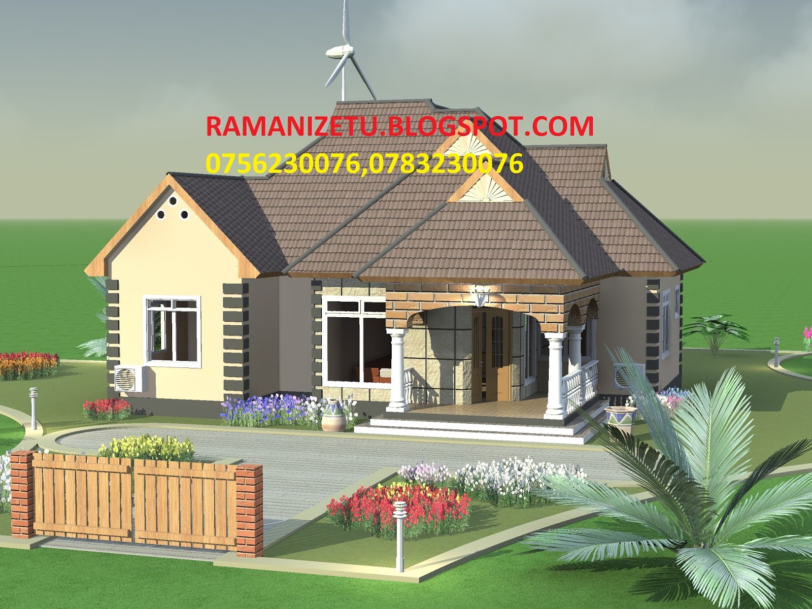 PATA RAMANI YA NYUMBA YA FAMILIA YA KISASA KABISA YA VYUMBA VITATU ...