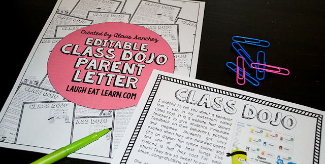 The Primary Pack: Editable Class Dojo Parent Letter FREEBIE!