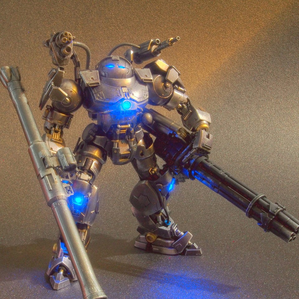 GUNDAM GUY: 1/144 Hi-Mock [Project Unicorn Buster] - Custom Build