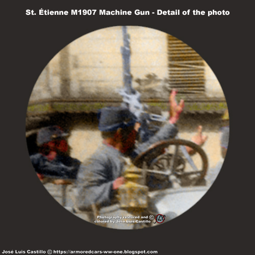 Armored Cars in the WWI: French Cavalry Mercedes Machine Gun Car 1914 ...