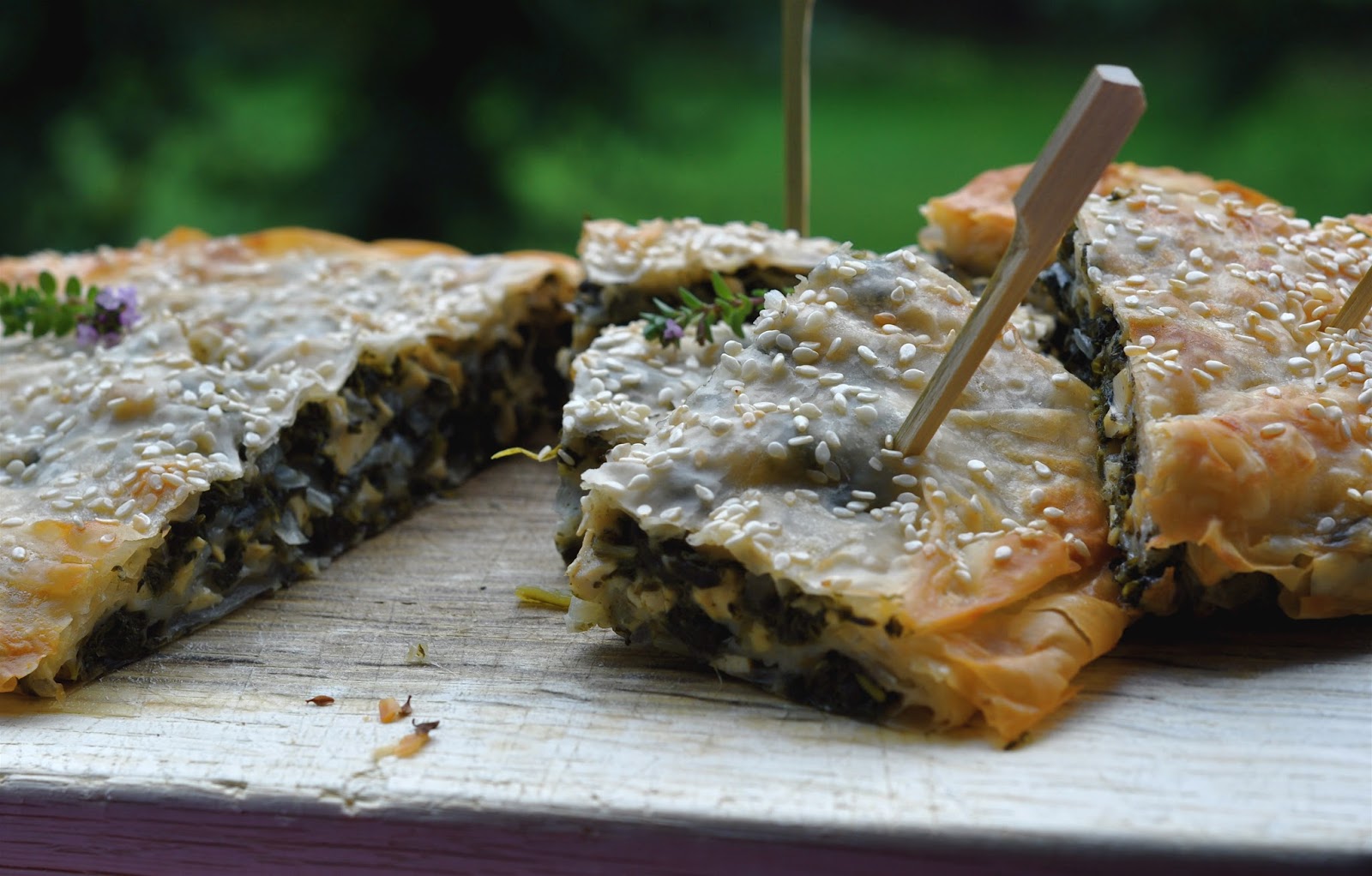 Parole Vegetali: Ispanak Boregi (torta turca di pasta fillo agli spinaci)