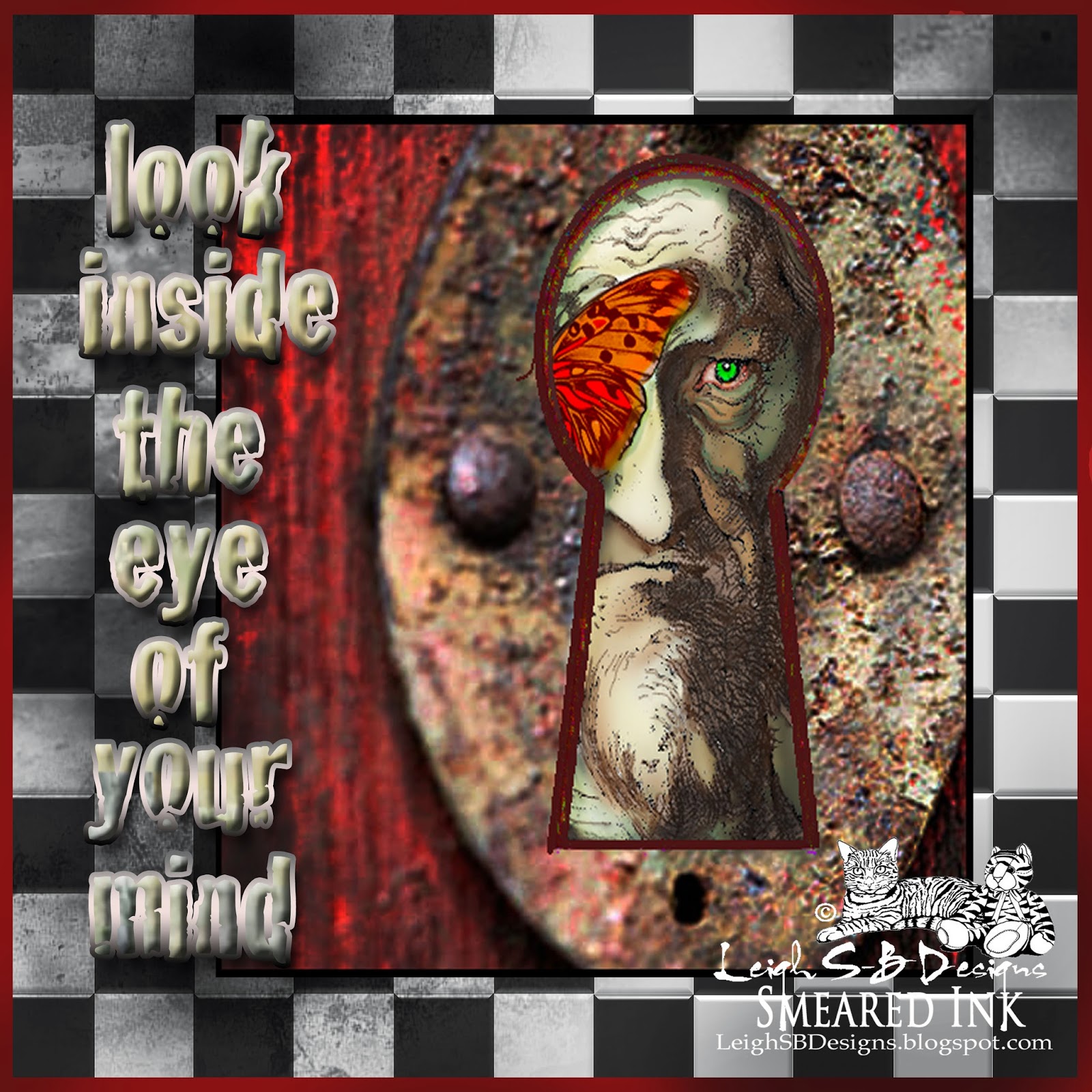 LeighSBDesigns: "Look inside the eye of your mind" Keyhole digi art for ...
