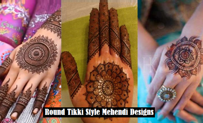 Round Mehndi Tiki Designs Collection ~ Pakistani Mehandi Designs
