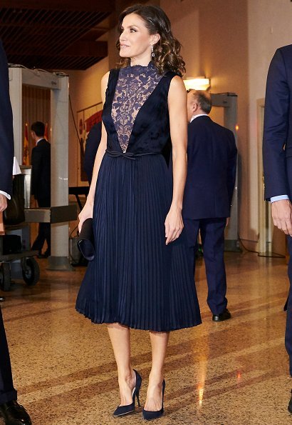 King Felipe and Letizia attended a concert at National Auditorium