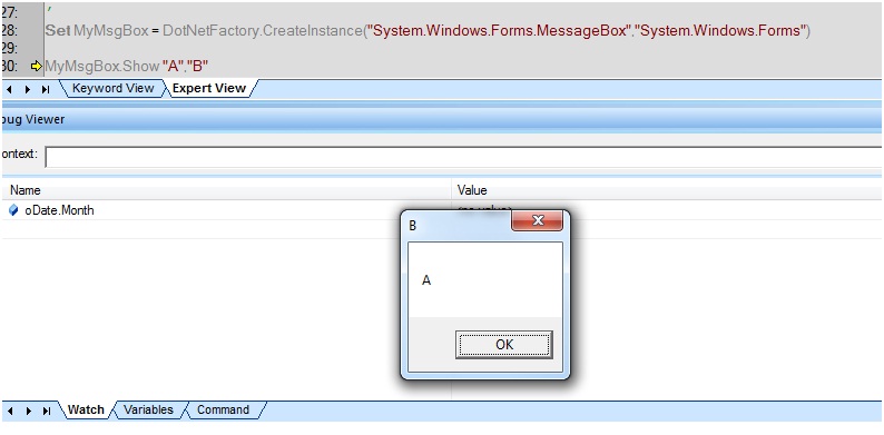 Quick test professional 11: Dot net factory windows forms class