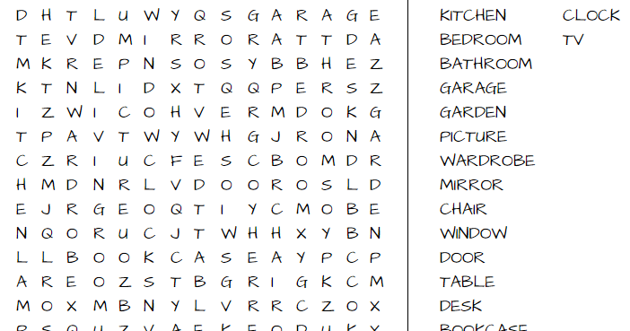 YEAR 3: WORDSEARCH