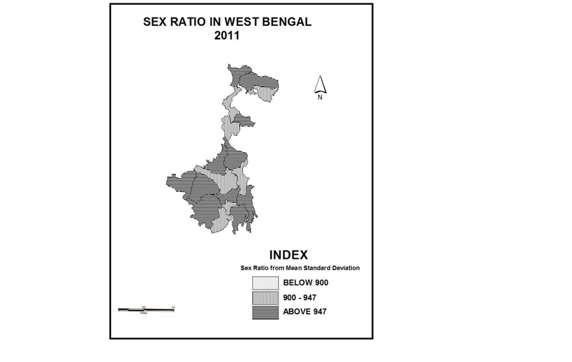 Review Of Research Correlationbetween Literacy And Sex Ratio In West Bengal A Geographical Analysis
