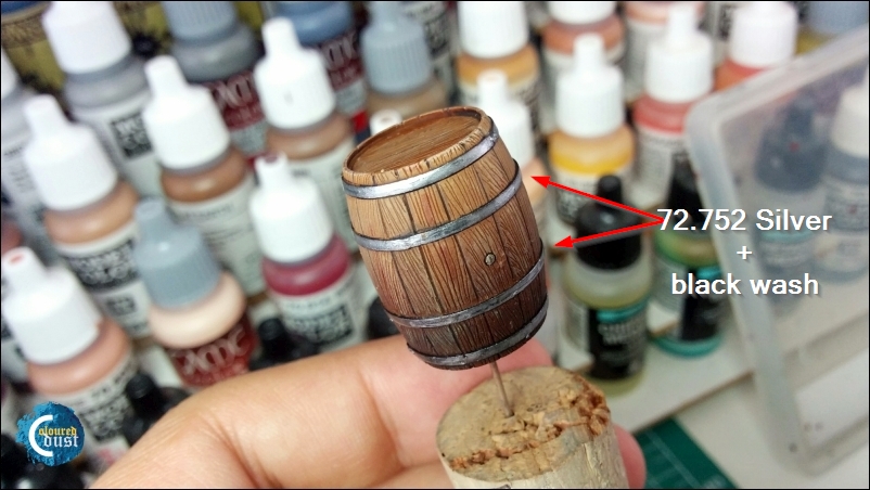 How to paint a wooden barrel? | Coloured Dust