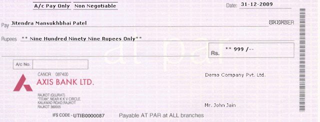 IFSC code for Axis Bank